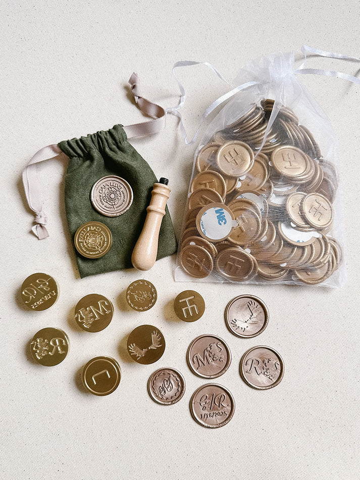 Custom wax stamp and seals