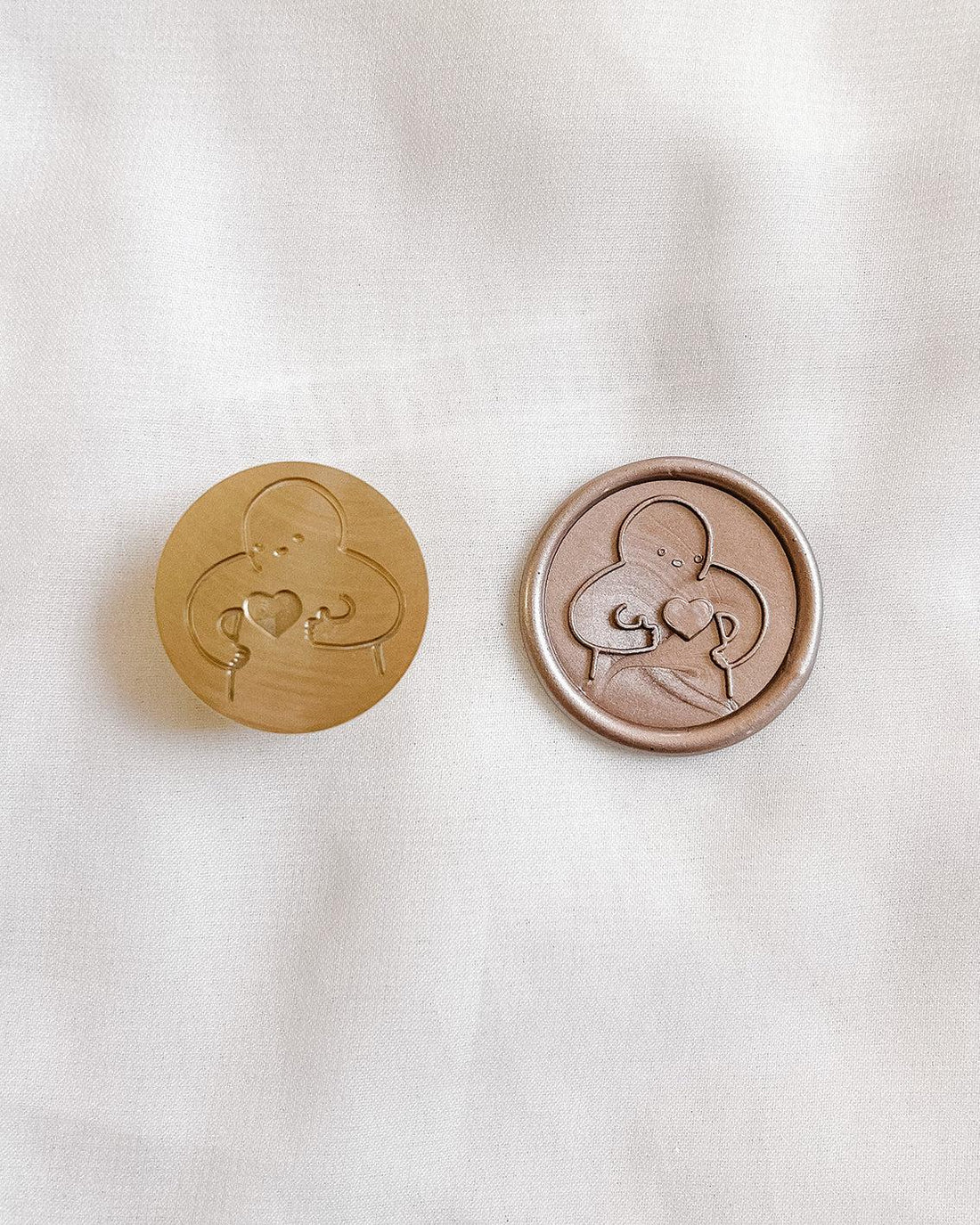 Custom wax stamp and seals