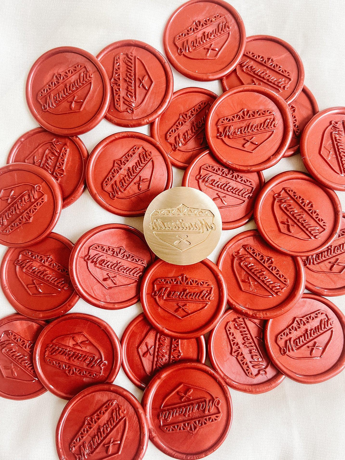 Custom wax stamp and seals