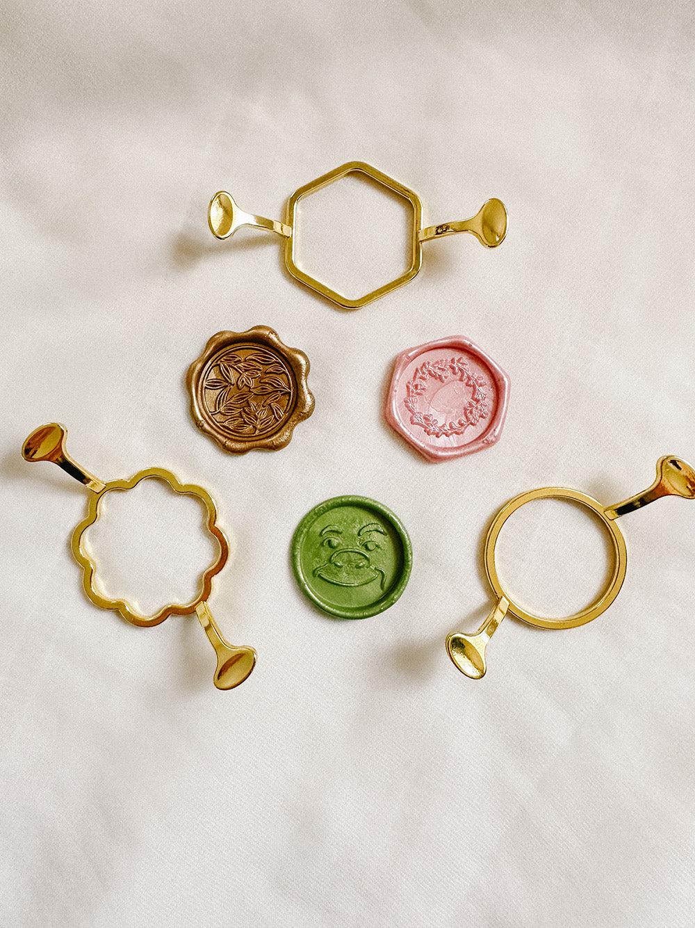 Wax seal stencil